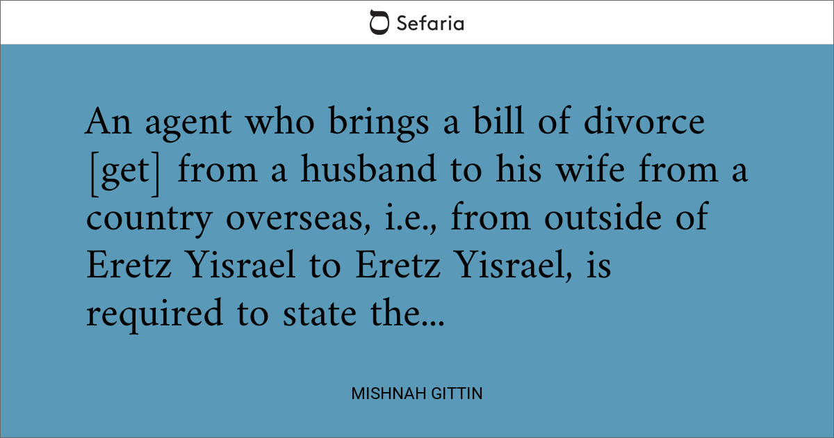 Mishnah Gittin
